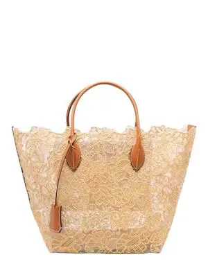 Ermanno Scervino Floral Shoulder Bag - Neutrals
