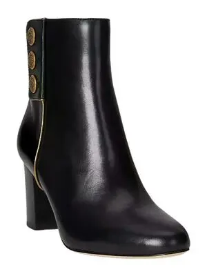 Ralph Lauren Button-detail Boots - Black