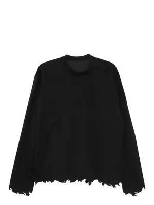 JNBY Asymmetric-hem T-shirt - Black
