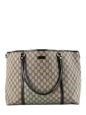 Gucci Joy Gg Coated Canvas Medium Tote Bag - Brown