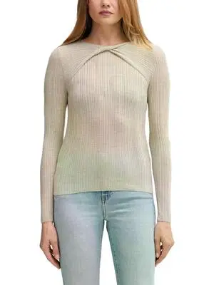 HOSS INTROPIA Twisted Ribbed Sweater - Neutrals