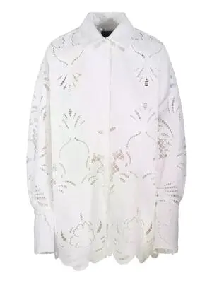Giuseppe Di Morabito Openwork Button-down Shirt - White