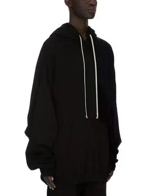Rick Owens Oversized Hoodie Black