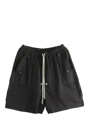Rick Owens Drawstring-fastening Cargo Shorts - Black
