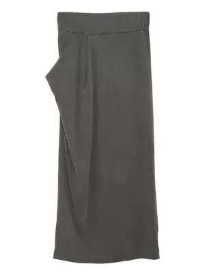 GDEL BY GAZE DE LIN Asymmetric-pocket Skirt - Grey