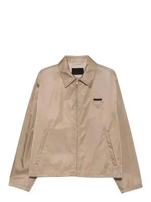 Prada Zip-up Jacket - Neutrals