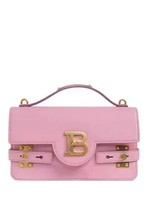 Balmain B-buzz Cross Body Bag With Logo Hardware - Pink