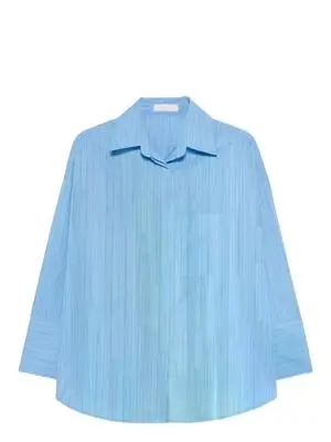 Faithfull The Brand Clemente Chest-pocket Striped Shirt - Blue