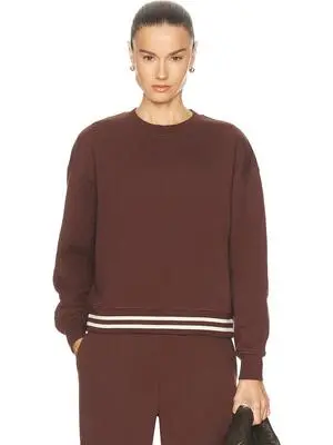 The Upside Toluca Lisel Crewneck Sweater - Cocoa