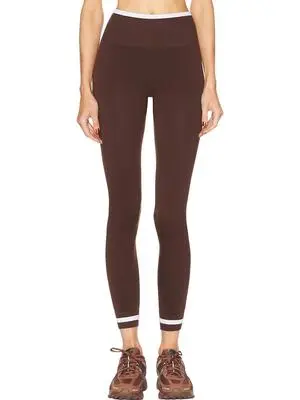 The Upside Form Seamless 25 Midi Legging In Brown - Cocoa
