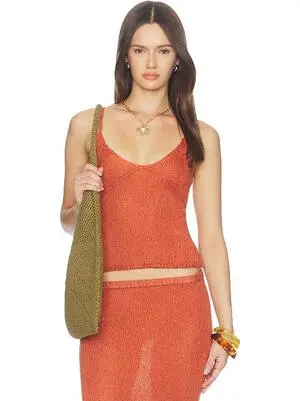ASTA RESORT Carolina Camisole - Amber Sequin