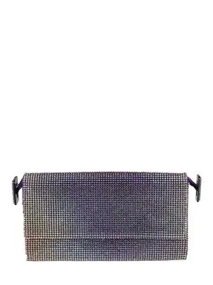 Benedetta Bruzziches Crystal-embellished Satchel - Purple