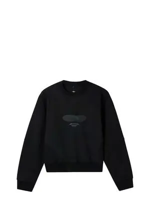 ADER ERROR Graphic Crew-neck Sweatshirt - Black