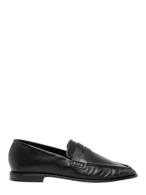 Studio Amelia Leather Loafers - Black
