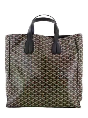 Goyard Voltaire Iii Coated Canvas Tote Bag - Black