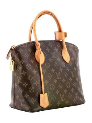 LOUIS VUITTON Lockit Nm Handbag Monogram Canvas Pm - Brown
