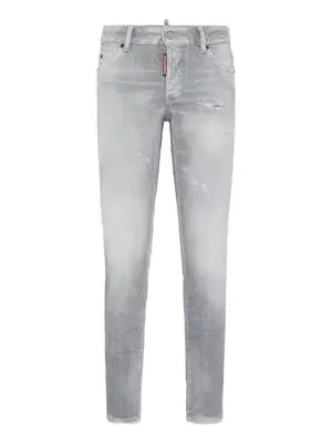 Dsquared2 Distressed Denim Jeans - Grey