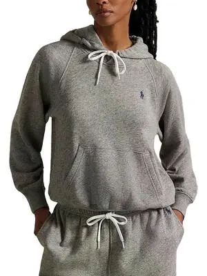 Polo Ralph Lauren Drawstring Hooded Sweatshirt - Grey
