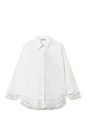 TWINSET Broderie-anglaise Shirt - White
