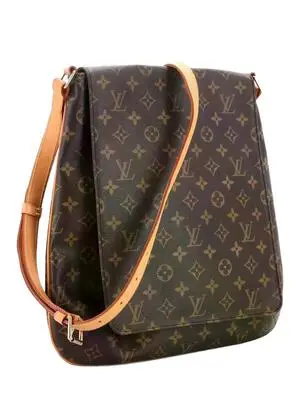 LOUIS VUITTON Musette Salsa Gm Crossbody Bag Monogram Canvas - Brown