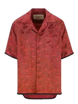 Valentino Garavani Cherry-pattern Shirt - Red