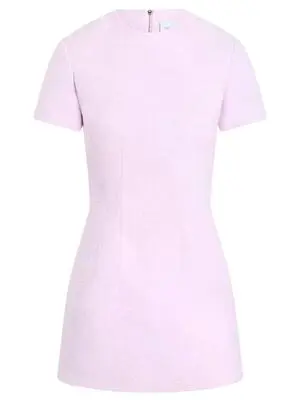 Patou Rear Zip Fastening Mini Dress - Pink