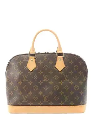 LOUIS VUITTON 2002 Monogram Alma Pm Handbag - Brown