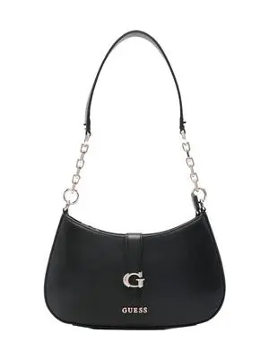 Guess Carrie Chain-strap Shoulder Bag - Black