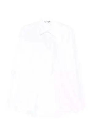 MOOHONG Layered-design Long-sleeve Shirt - White