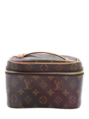 LOUIS VUITTON Vanity Case Monogram Canvas Mini Pouch - Brown