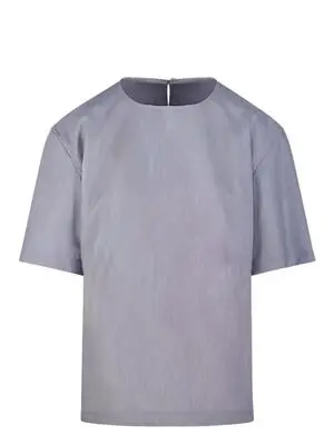 THELATEST Short-sleeve Blouse - Grey