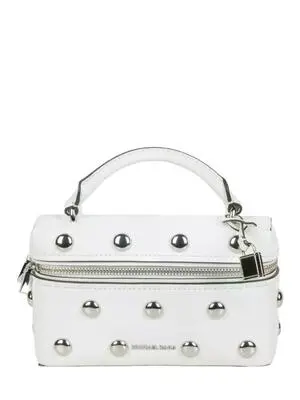 Michael Kors Studded Top-handle Tote - White