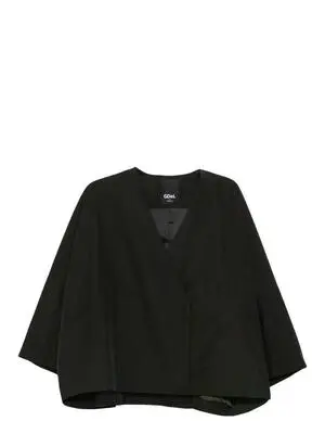 GDEL BY GAZE DE LIN Cropped Jacket - Black