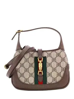 Balenciaga X Gucci The Hacker Project Jackie 1961 Mini Shoulder Bag - Brown