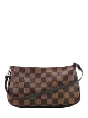 LOUIS VUITTON Navona Pochette Accessoires Damier Clutch - Brown
