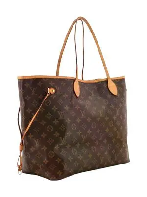 LOUIS VUITTON Neverfull Monogram Canvas Gm Tote Bag - Brown