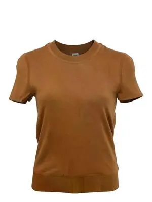 Hermès Crew-neck Short-sleeved T-shirt - Brown