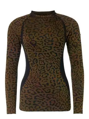 Goldbergh Jaguar Round Neck Top - Brown