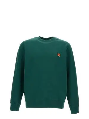 Maison Kitsuné Fox Head Oversized Sweatshirt - Green