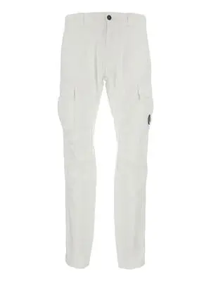 C.P. COMPANY Ergonomic Utility Trousers - White