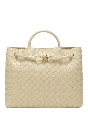 Bottega Veneta Medium Andiamo Bag - Beige