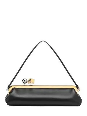 Jacquemus Salon Leather Pouch - Black