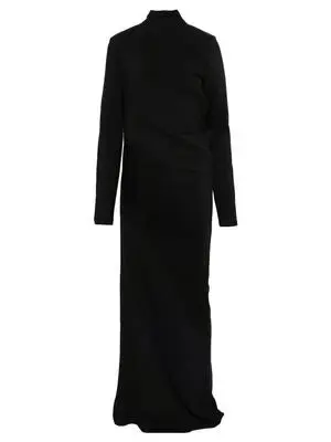 TOTEME Twist Long-sleeve Maxi Dress - Black