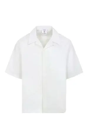 Casablanca Monogram Short-sleeve Shirt - White