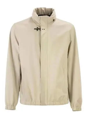 FAY Hood Bomber Jacket - Neutrals