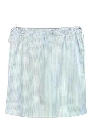 TOTEME Striped Mini Skirt - Blue