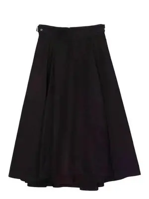3.1 Phillip Lim Belted A-line Midi Skirt - Black