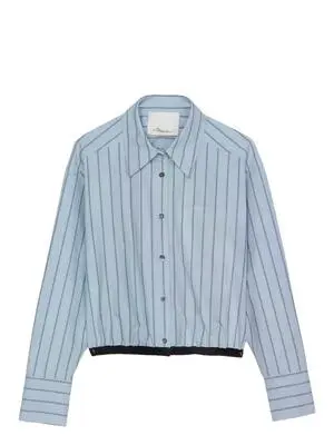 3.1 Phillip Lim Striped Button-down Shirt - Blue