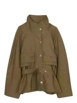 3.1 Phillip Lim Belted Cropped Jacket - Neutrals