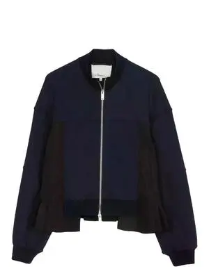 3.1 Phillip Lim Panelled Zip-up Jacket - Blue